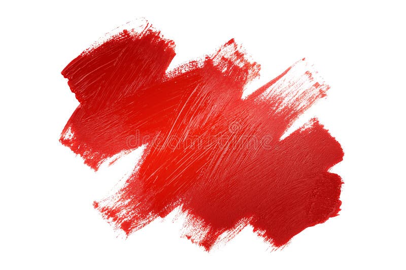 Red painted shape stock image. Image of decorating, painting - 9207871
