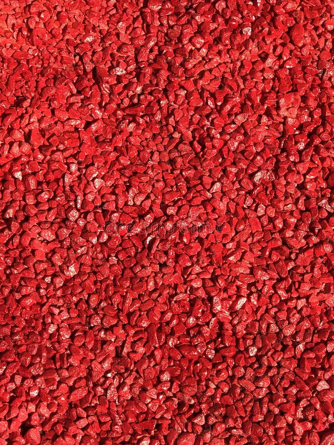 Red Painted Stones - Close Up Background Stock Photo - Image of surface ...