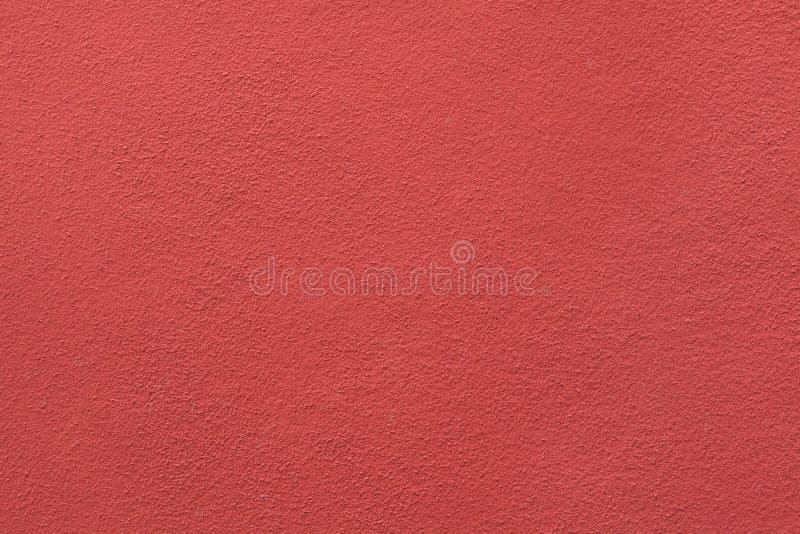 Red painted stucco wall. stock image. Image of coloured - 95654553