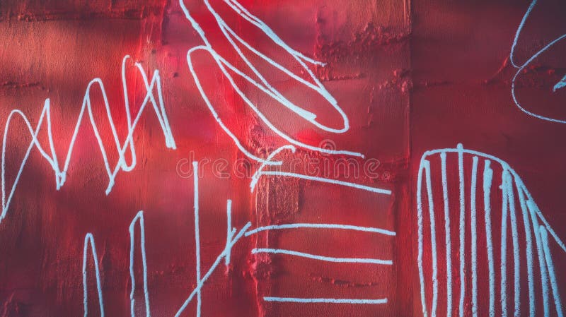 Red Art Wall Curve Lines Stock Illustrations – 2,128 Red Art Wall Curve ...