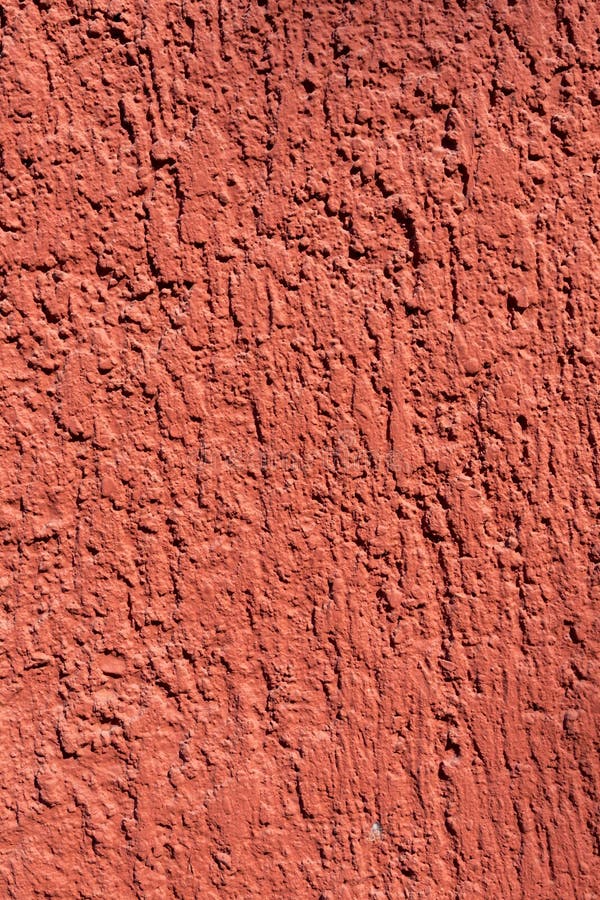 Red painted wall stock image. Image of rough, plaster - 111172553