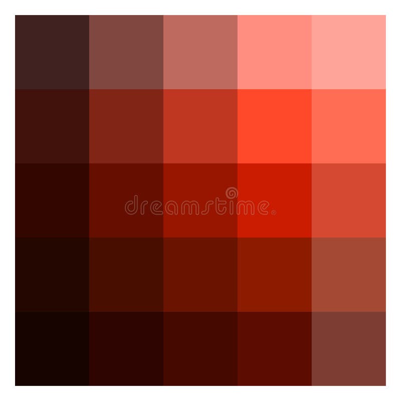 Red Palette. Colorful Background. Vector Illustration. Stock Image ...