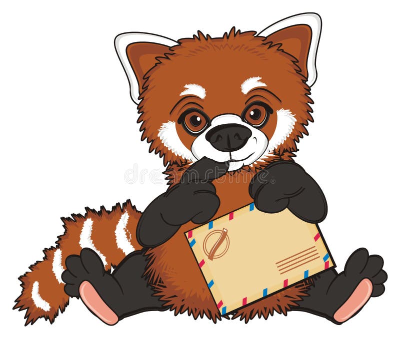 Red Panda Envelope Stock Illustrations – 82 Red Panda Envelope Stock ...