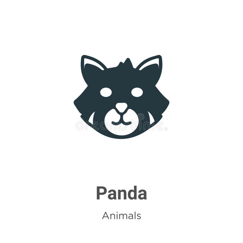 Panda Icon in Filled, Thin Line, Outline and Stroke Style. Vector ...