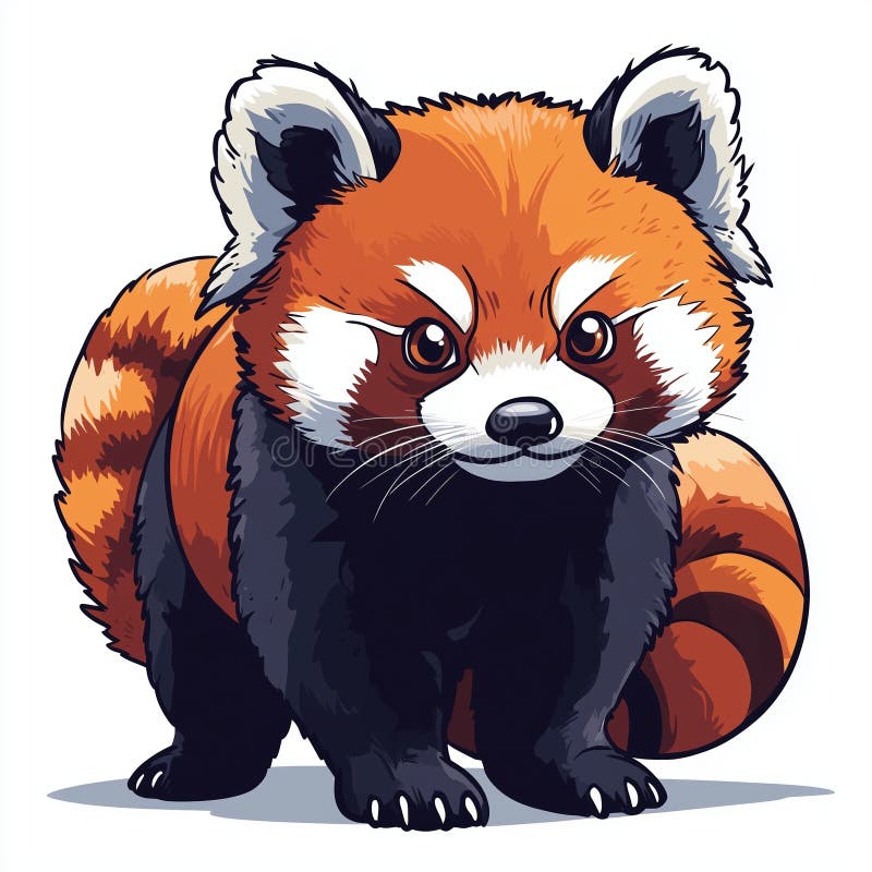 Red Pandas in Cozy Sweaters,Red Panda in Business Suit Stock ...