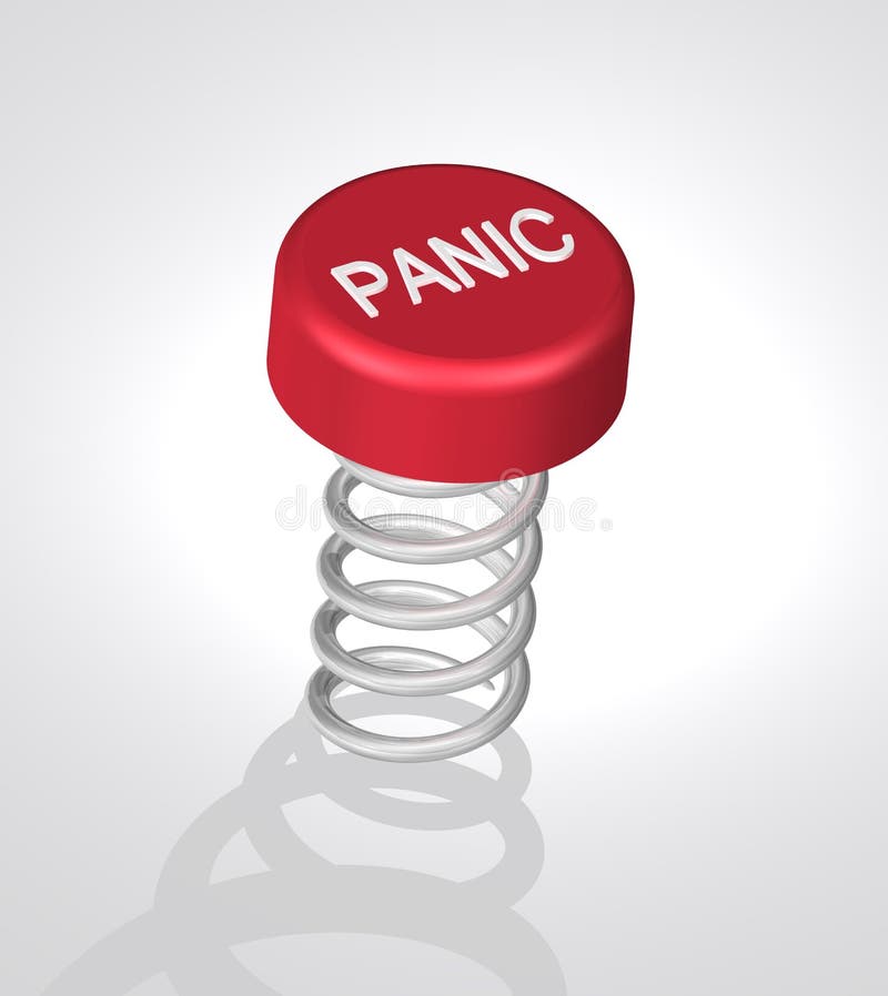 Panic Button stock illustration. Illustration of isolated - 11381605