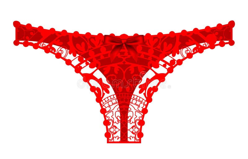 Red Panties Stock Vector Illustration Of Romantic Clothing 31574691