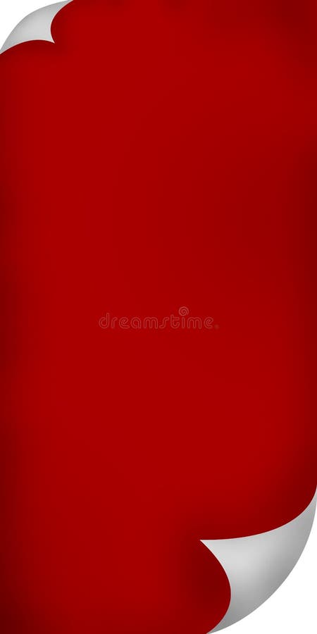 Red paper stock illustration. Illustration of curl, promotion - 5637148