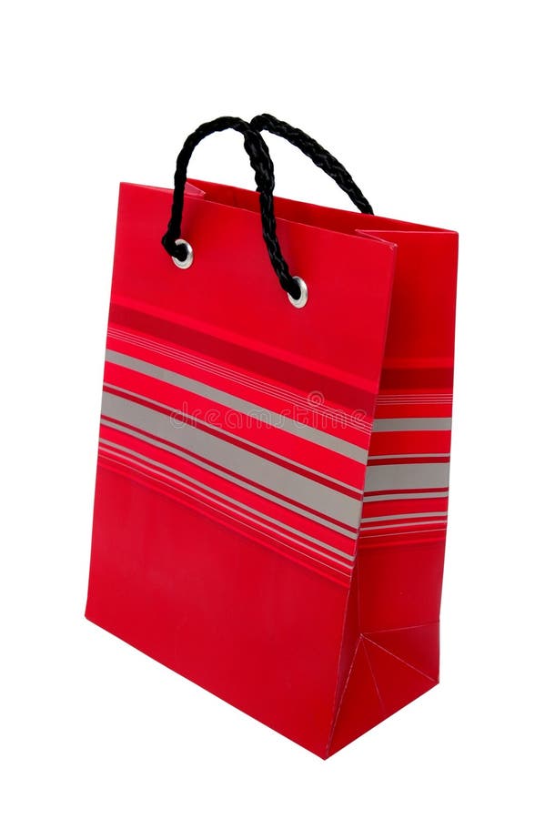 Red gift bag stock photo. Image of concept, purchase - 16178530