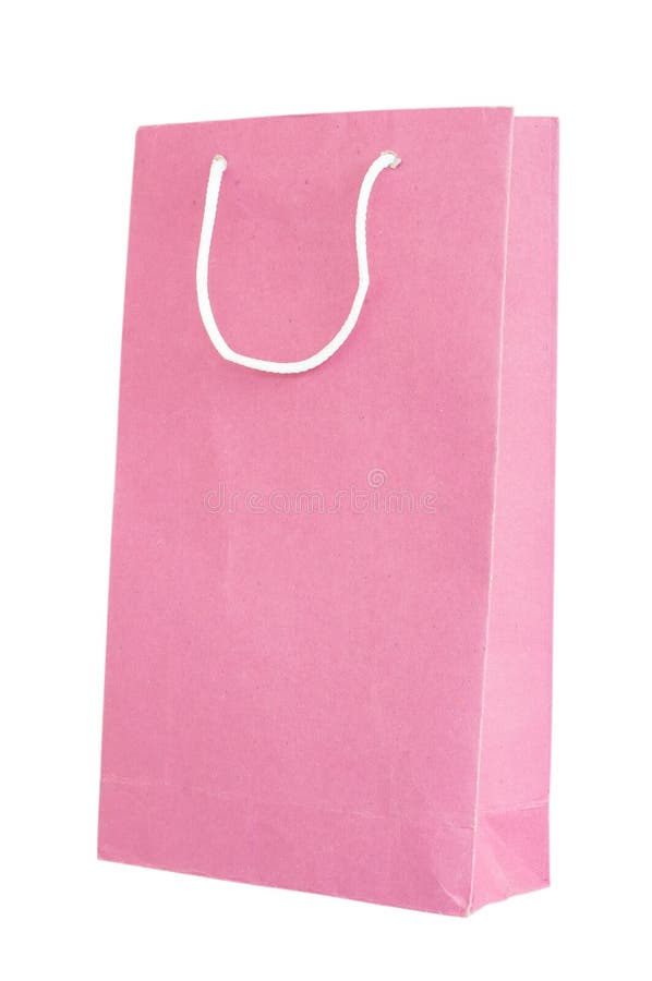 Red paper bag stock image. Image of recyclable, paper - 44770555