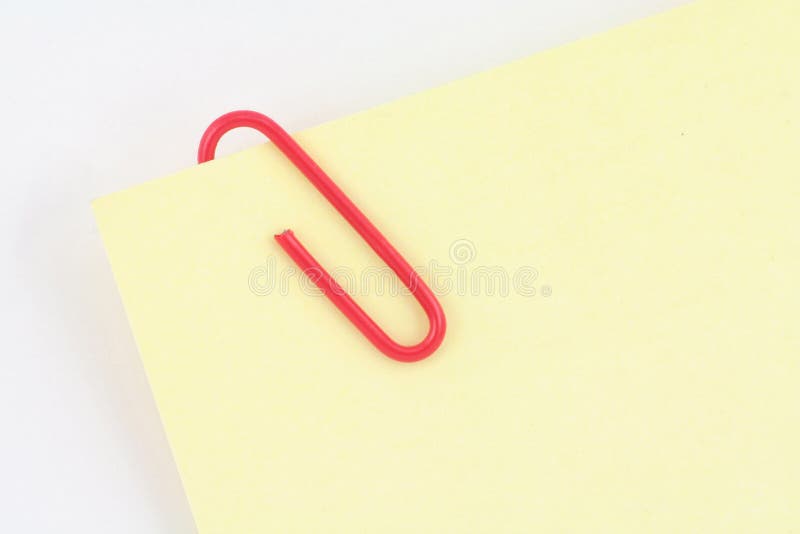 Red Clip stock image. Image of supplies, fasten, attach - 44437