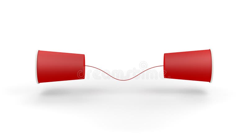 Cup Telephone Clipart