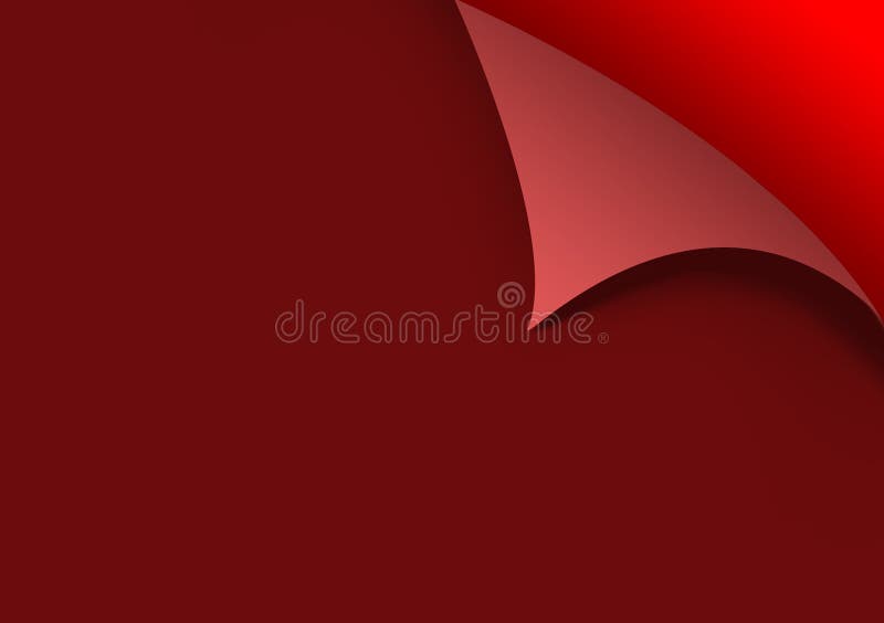 Red Paper Fold Background for Design Layouts Stock Illustration ...