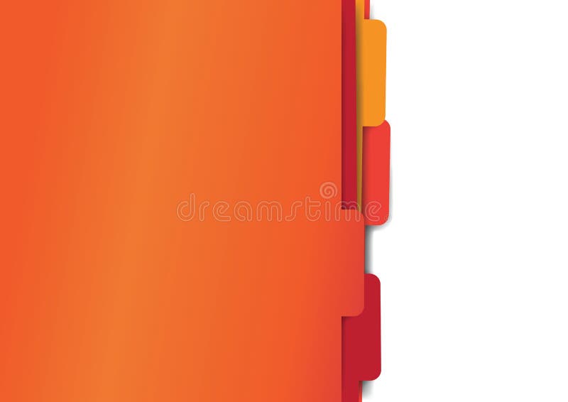 Red paper folder files stock illustration. Illustration of book - 35241154