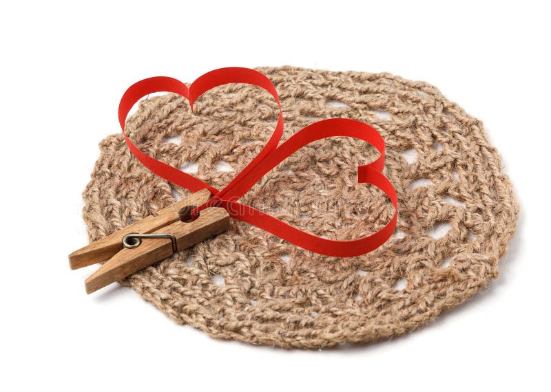 Two Hearts Connected by USB Cable. Theme of Love, Wedding, Valentine`s ...