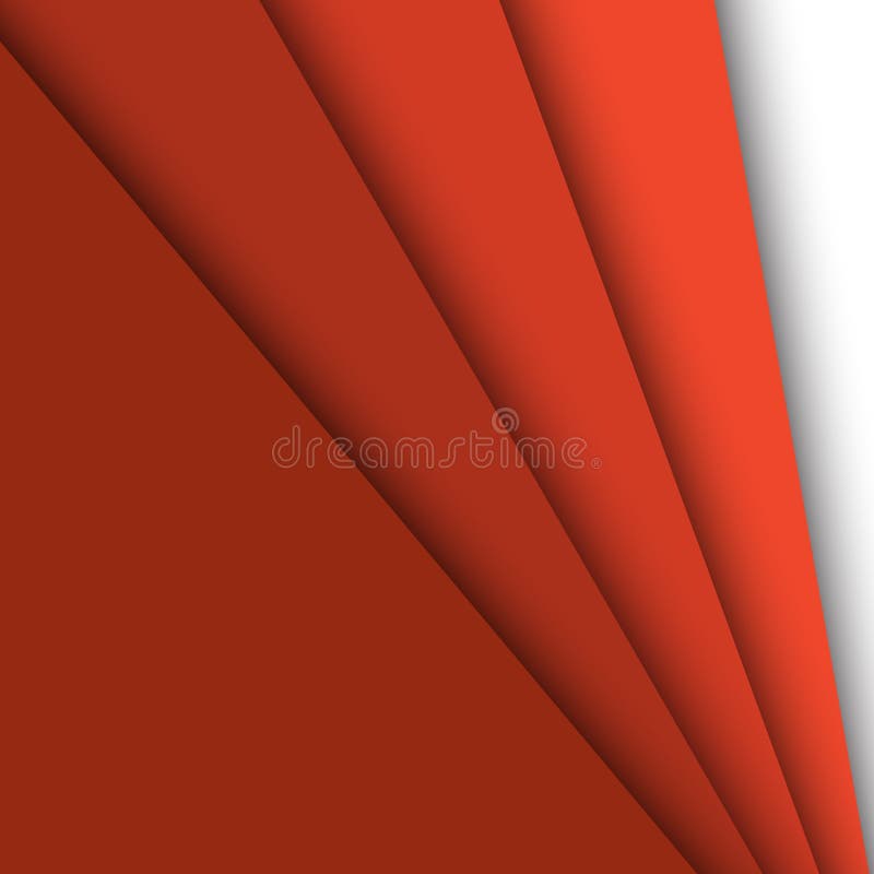 Red Paper Overlapping Abstract Background Stock Vector - Illustration ...