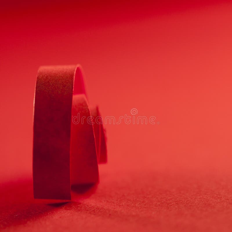 Red paper spirals stock photo. Image of detail, abstract - 35683690