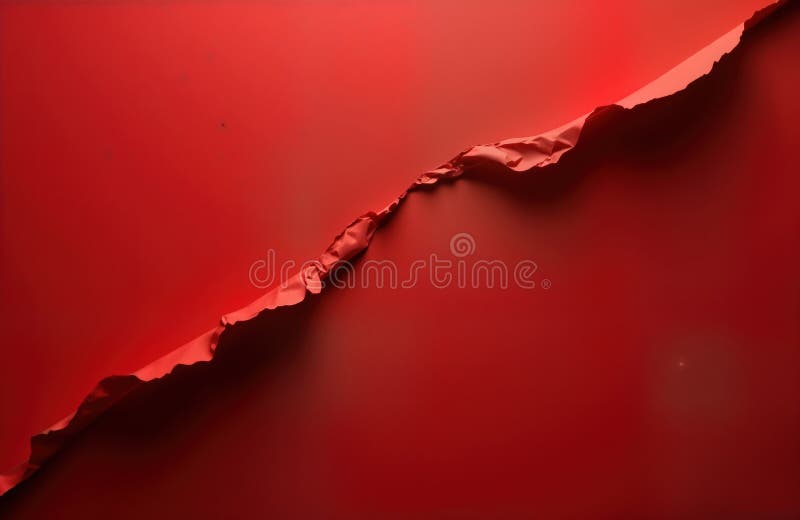 Torn Red Paper Flat Background Highlights Stock Illustrations – 1 Torn ...