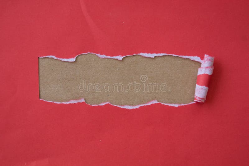 Red paper torn for craft stock photo. Image of design - 50162410