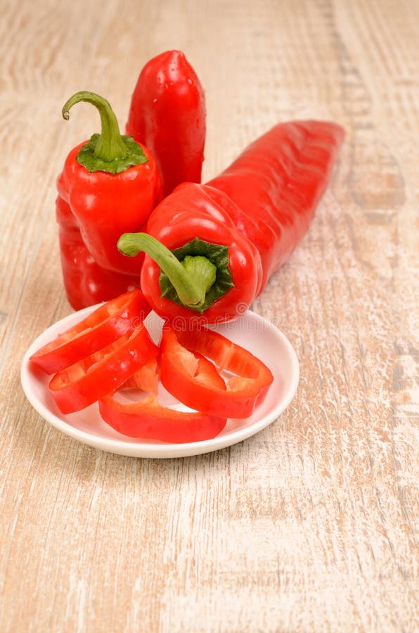 Red paprika stock image. Image of vegetable, vibrant - 37045785