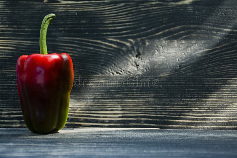 Red Paprika Isolated on Black Stock Photo - Image of farm, food: 147315354