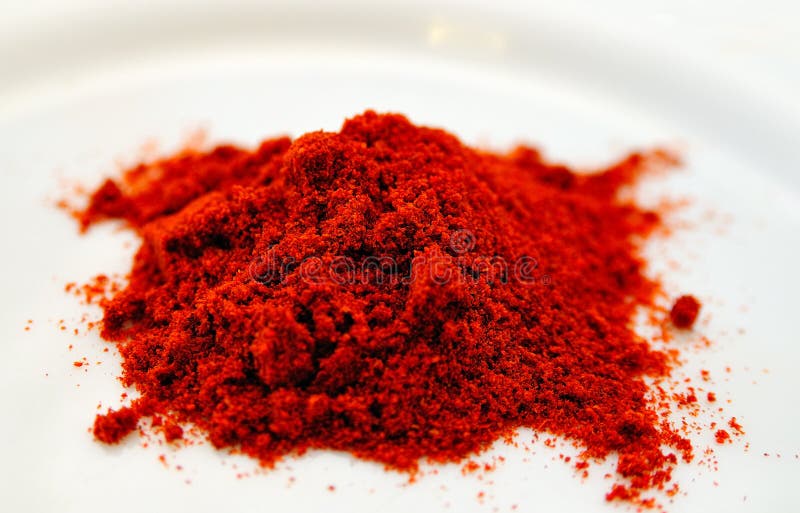 Red Paprika Powder 2 stock image. Image of close, herbs - 5799929