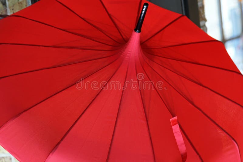 Red parasol stock photo. Image of protect, parasol, sunshade - 29644138