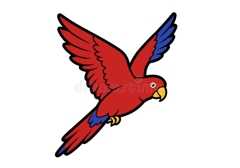 Parrot Clipart Flying Stock Illustrations – 890 Parrot Clipart Flying ...