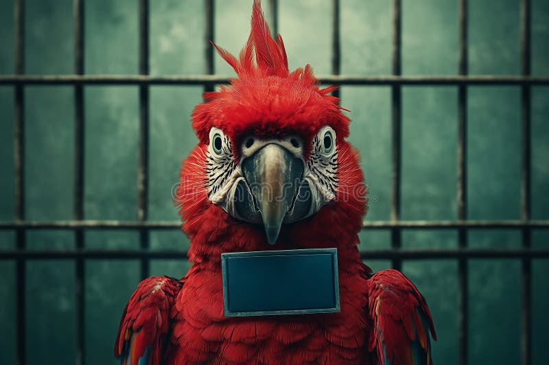 Red Parrot Mugshot Stock Illustrations – 1 Red Parrot Mugshot Stock ...