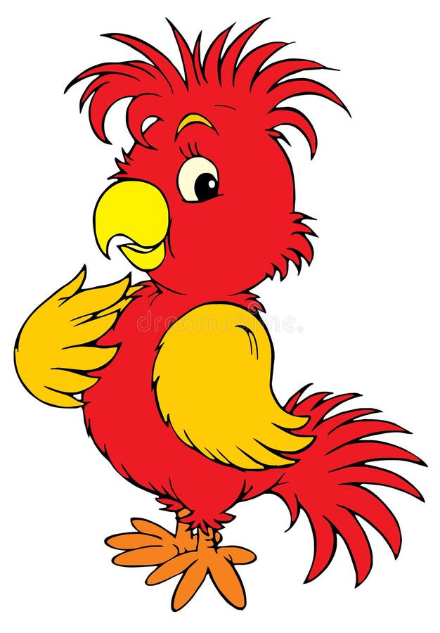 Red Parrot (vector Clip-art) Stock Vector - Illustration of clipart ...