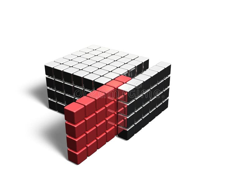 Overlapping Cubes Stock Illustrations – 519 Overlapping Cubes Stock ...