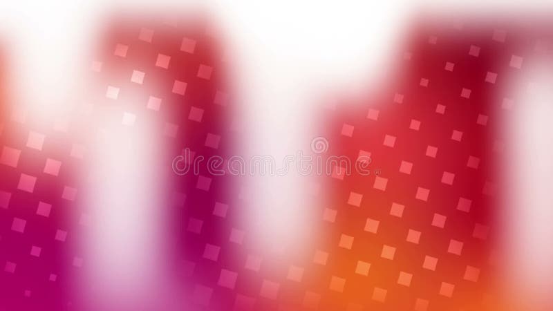 Red Particles Floating Over Multiple Square Shape Pattern Design on Red ...