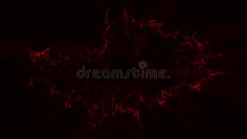 10 Red Particles Shockwaves Overlay Graphic Element Stock Video - Video ...