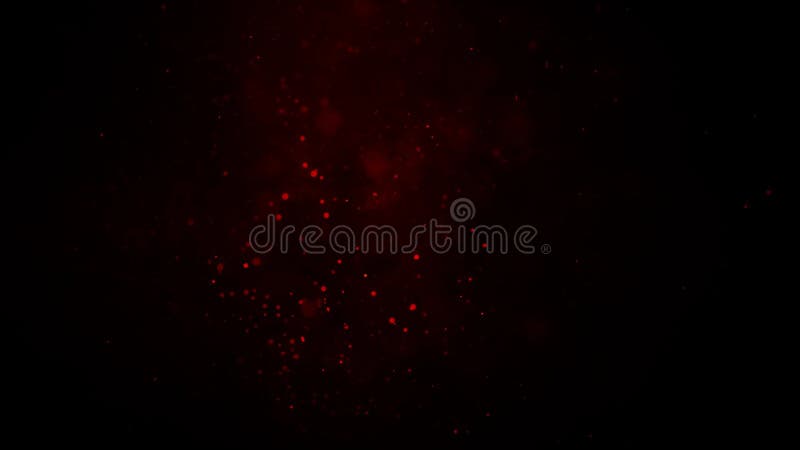 Red Particles and Smoke Rising Black Atmosphere 4K Loop Stock Footage ...