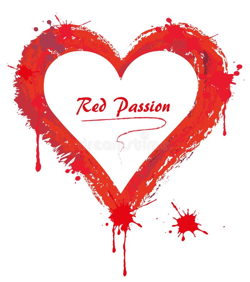 Red passion stock illustration. Illustration of symbol - 31111251