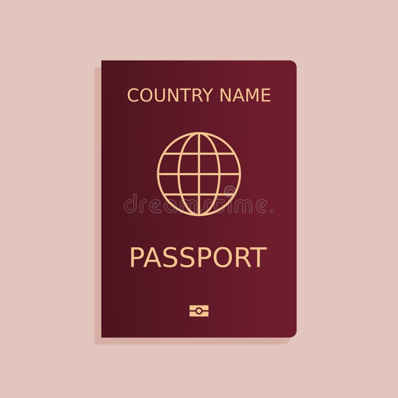 Red Passport Cover Stock Vector Illustration Of Travel 278395343