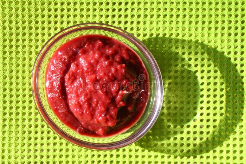 Red paste for decoration stock image. Image of dessert - 30483759