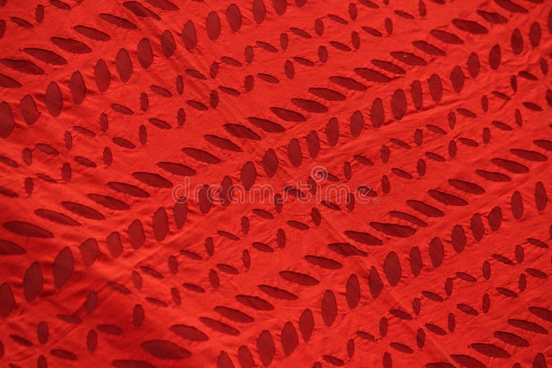 Red Patch Work - Textile Design Stock Image - Image of number, patch ...