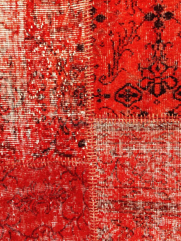 Red patchwork rug stock image. Image of ornamental, vertical - 66530927