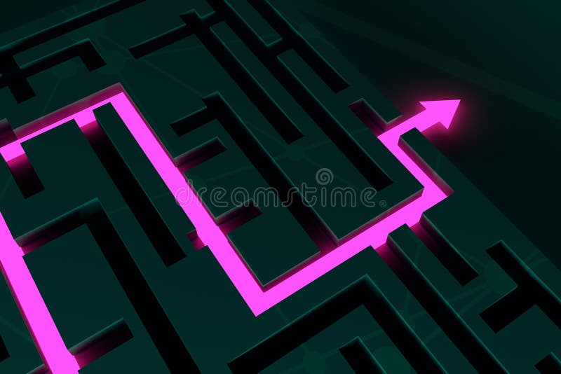 Red Neon Maze Stock Illustrations – 76 Red Neon Maze Stock ...