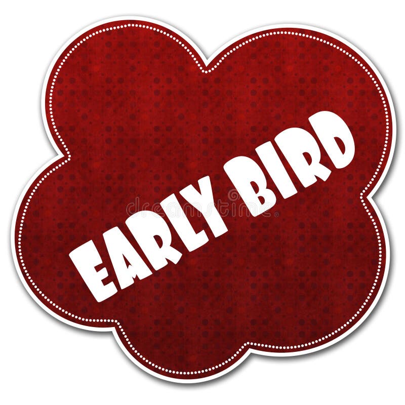 EARLY BIRD Written with Chalk on Green Chalkboard. Wooden Frame Stock ...