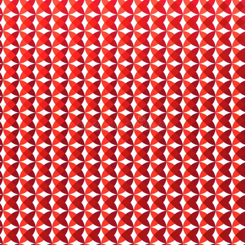 Red Pattern Composition with Geemetric Concept and Circles Stock ...