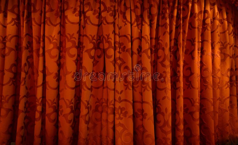 Red pattern curtain stock photo. Image of close, texture - 51700784