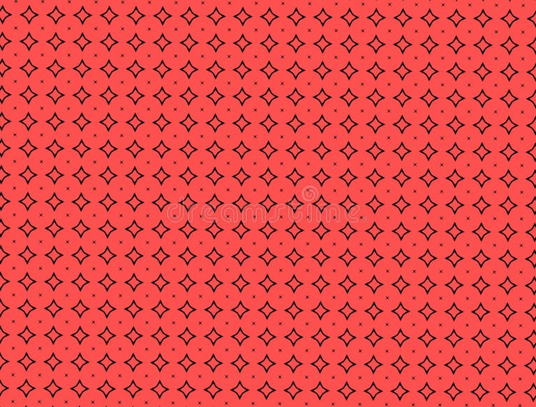 Red pattern illustration. stock illustration. Illustration of ornate ...