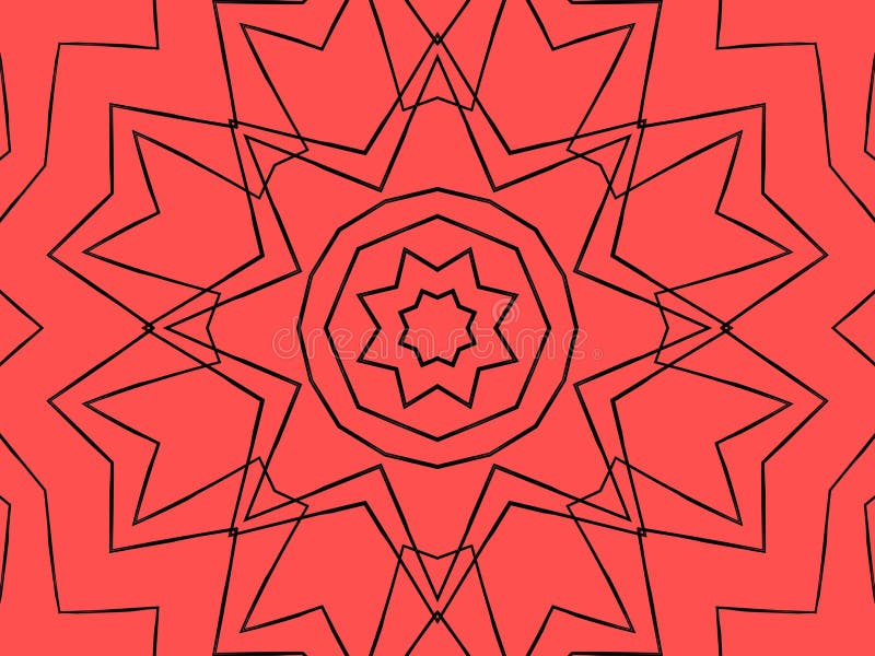 Red pattern illustration. stock illustration. Illustration of decor ...