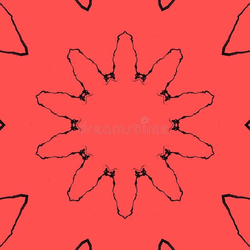 Red pattern illustration. stock illustration. Illustration of drawing ...