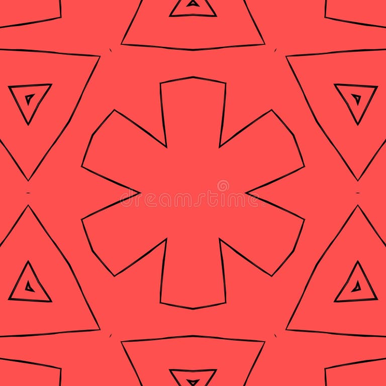 Red pattern illustration. stock illustration. Illustration of ...