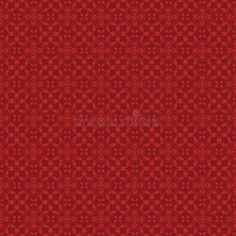 Red Pattern - Vines stock vector. Illustration of curl - 4997244