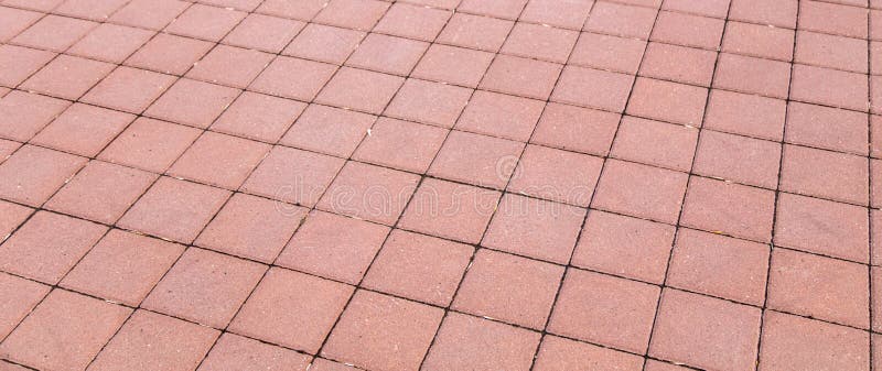 Red Paving Slabs As an Abstract Background. Stock Photo - Image of ...