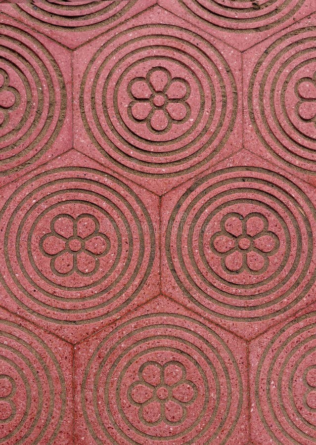 Red paving slabs stock photo. Image of background, wallpaper - 305635104